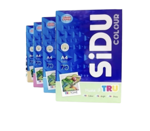 Kertas HVS Warna SIDU Colour F4 70 GSM - Mega Jaya Utama